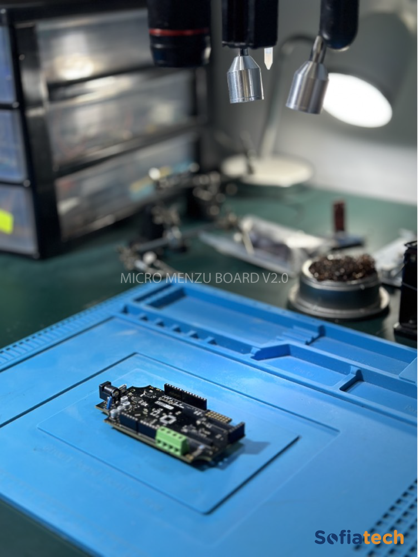 Introducing Sofiatech's upgraded version of the Micro Menzu Board V2.0, now with a better shape ...