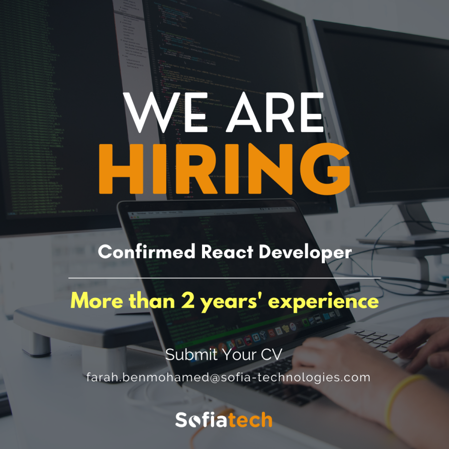Confirmed react developer - Sofiatech